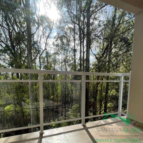Guarda-corpo em Varanda com Vidro Incolor | Santana Glass